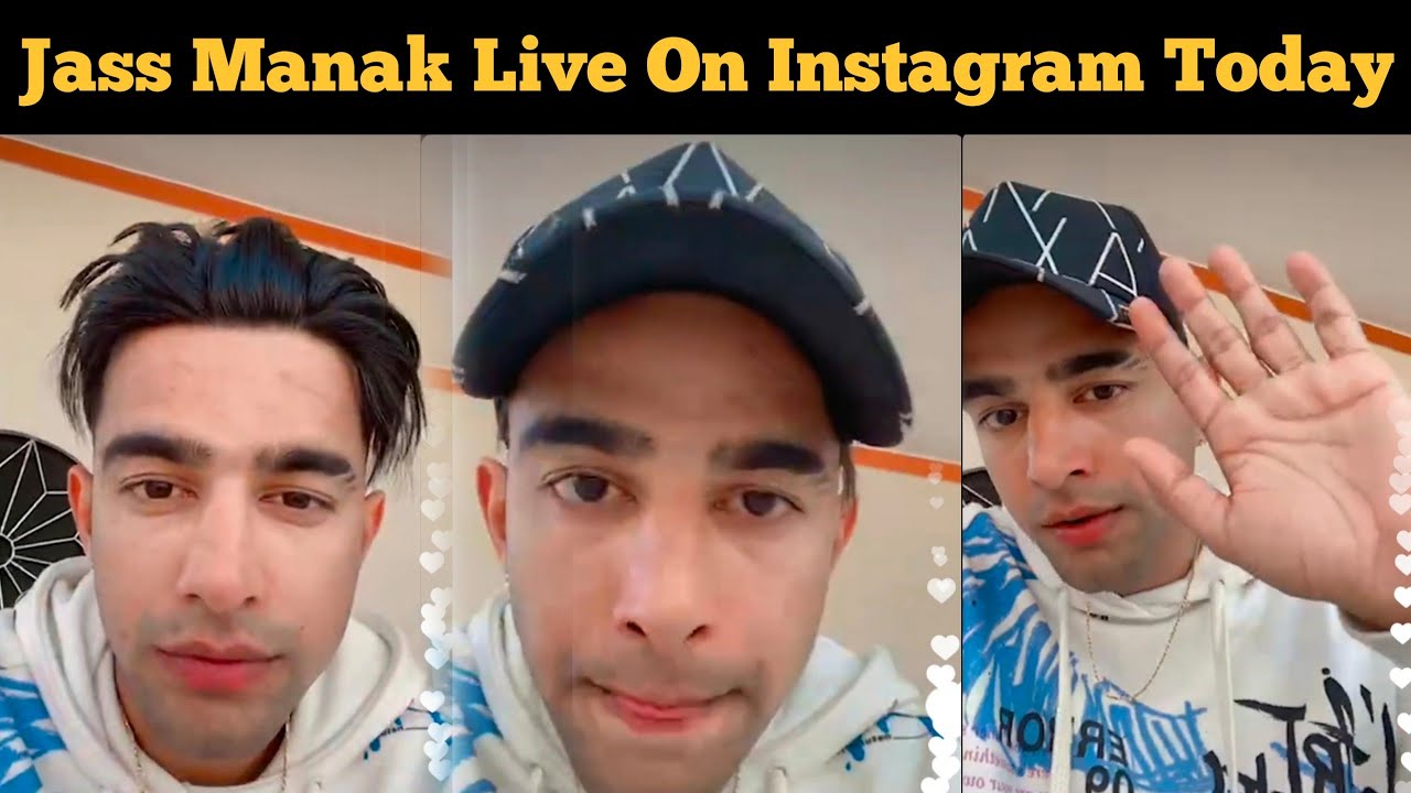 Jass Manak Live On Instagram Today | Jass Manak New Video | Jass Manak ...