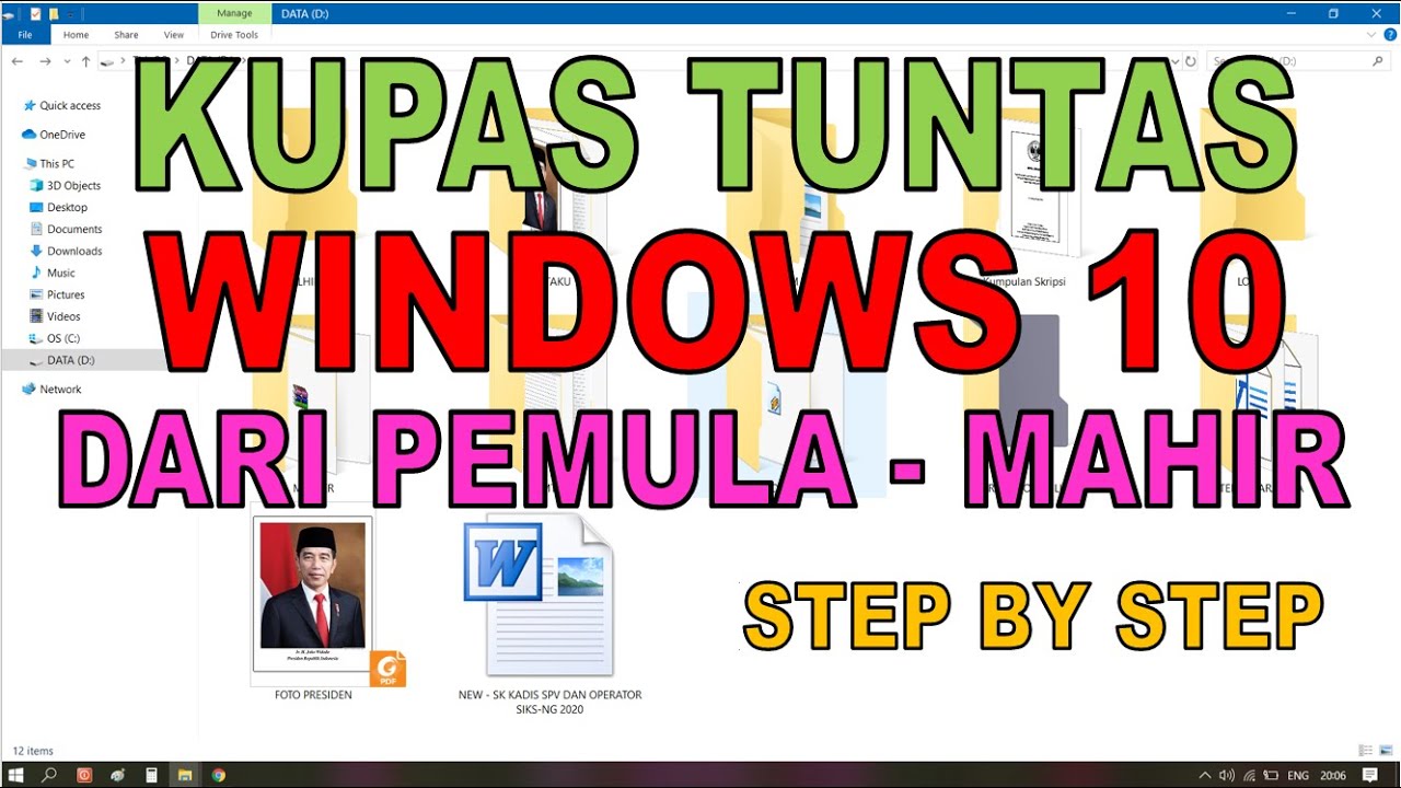 Tutorial Lengkap Belajar Windows 10 Dari Pemula Sampai Mahir || Bagian 1 - YouTube
