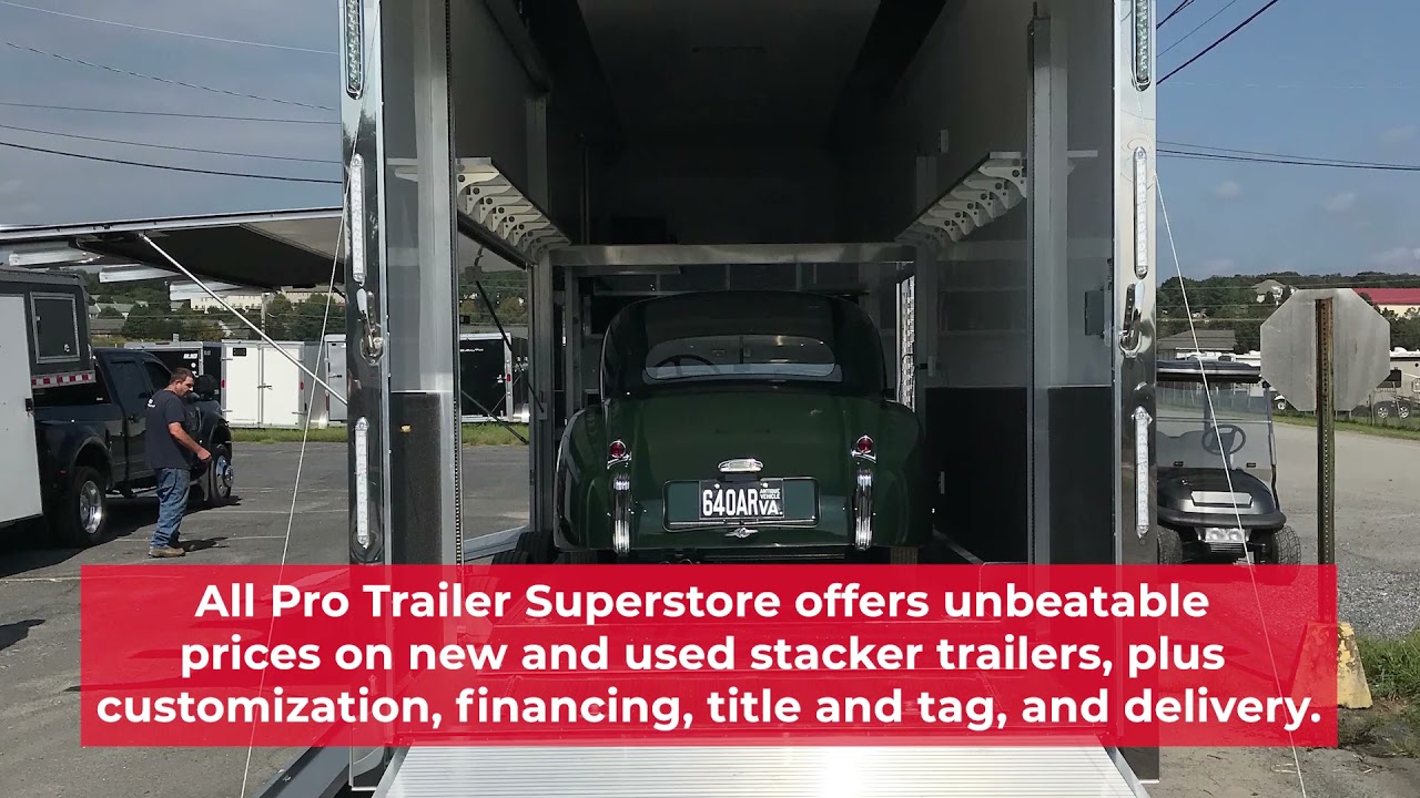 Stacker Trailers for Sale at All Pro Trailer Superstore - YouTube