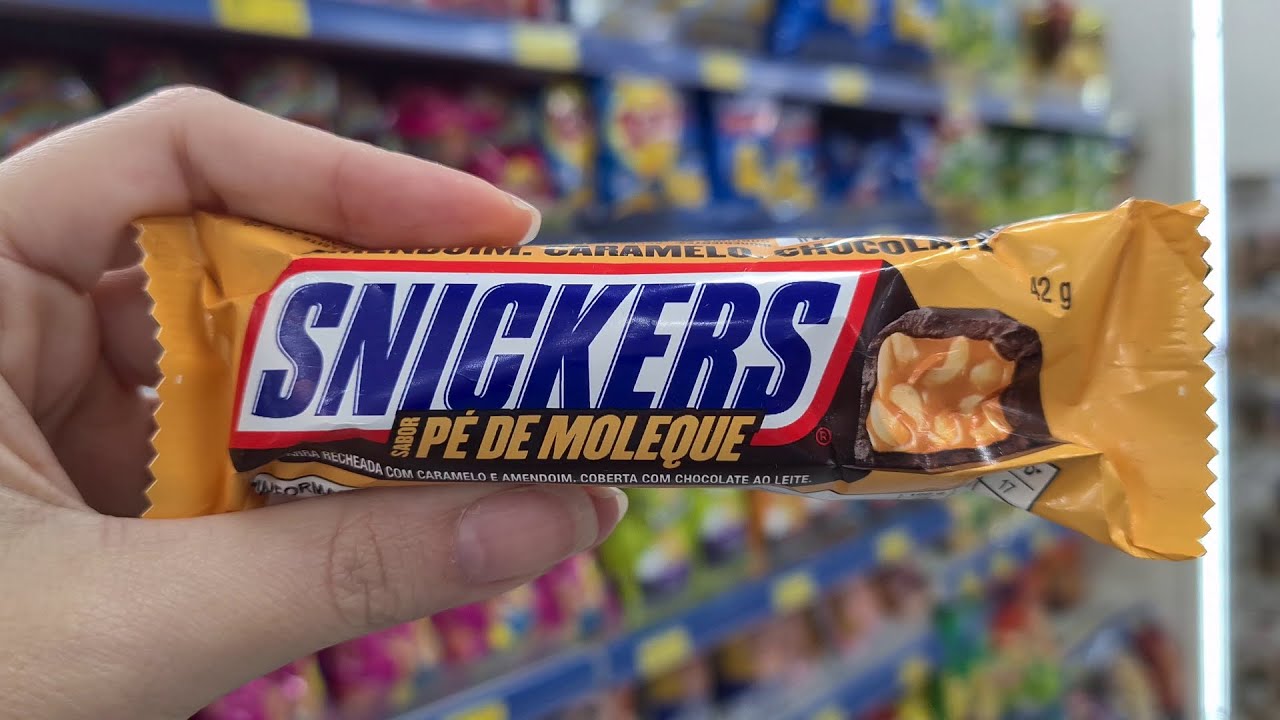 Trying Different Flavors of Snickers from Brazil - YouTube
