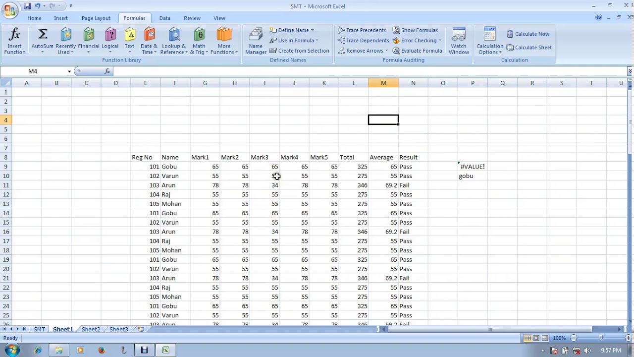 Microsoft Excel - Data Tab - Explanation - Tamil - YouTube