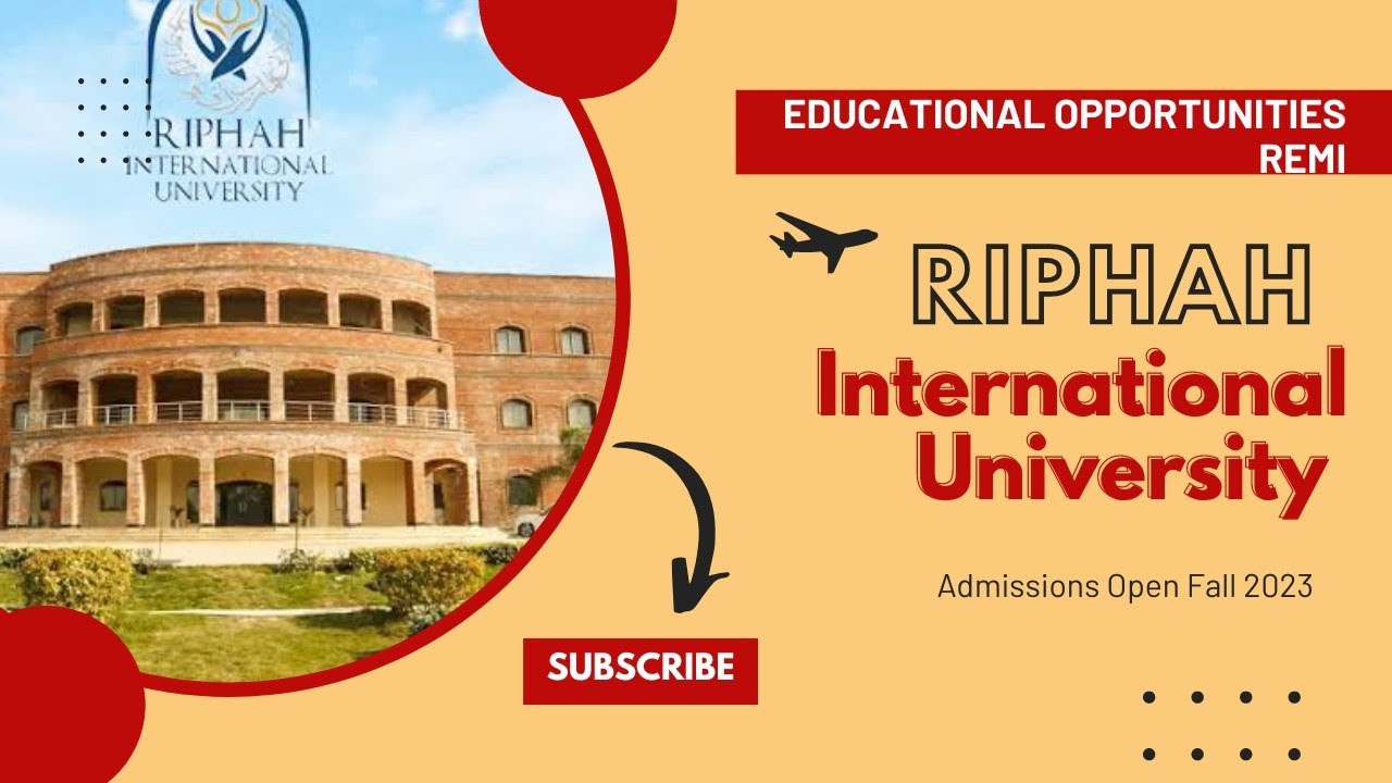 Riphah International University | Admission Open | Fall 2023 - YouTube