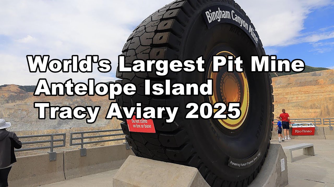 World's Largest Open Pit Mine, Antelope Island, Utah 2025 - YouTube
