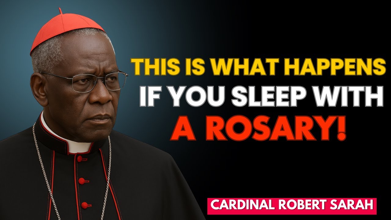 Cardinal Robert Sarah Reveals: Why Sleeping with the Rosary Can Transform Your Soul Forever ...