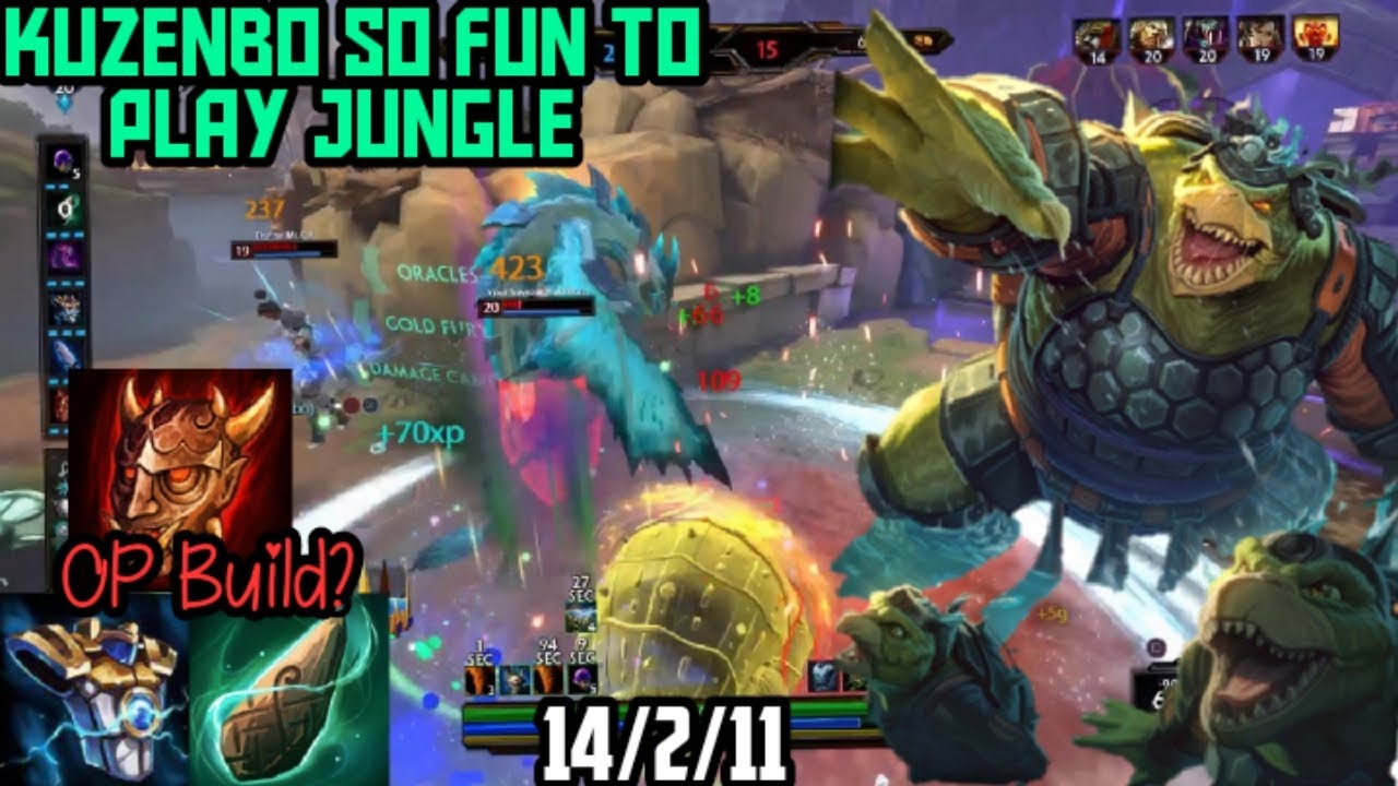 Kuzenbo so fun to play jungle SMITE on Conquest OP BUILD? - YouTube
