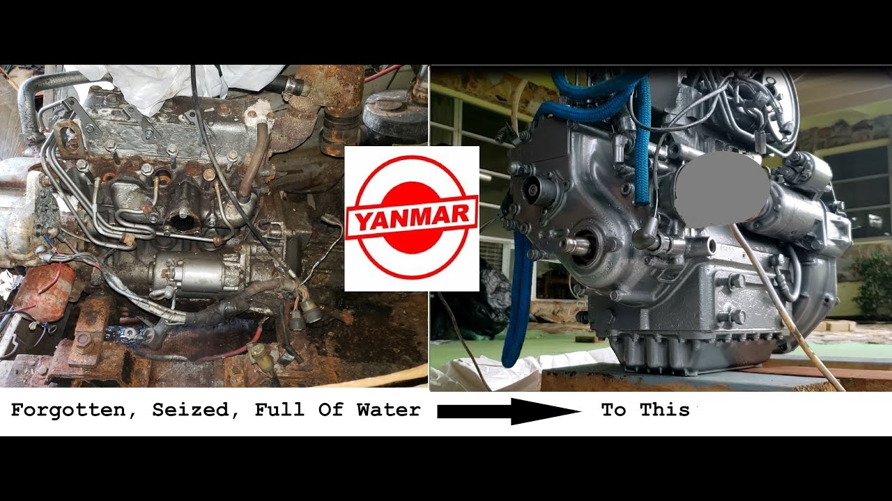 Restoring Yanmar Diesel Boat Engine (Part 2) - YouTube