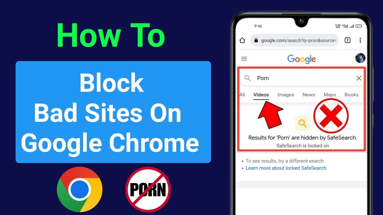 How To Block Bad Sites On Google Chrome In Mobile || Google Chrome ...
