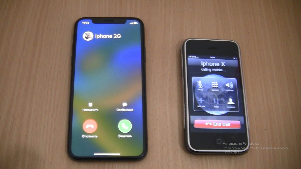 Incoming+Outgoing call at the Same Time Iphone 2G+X - YouTube