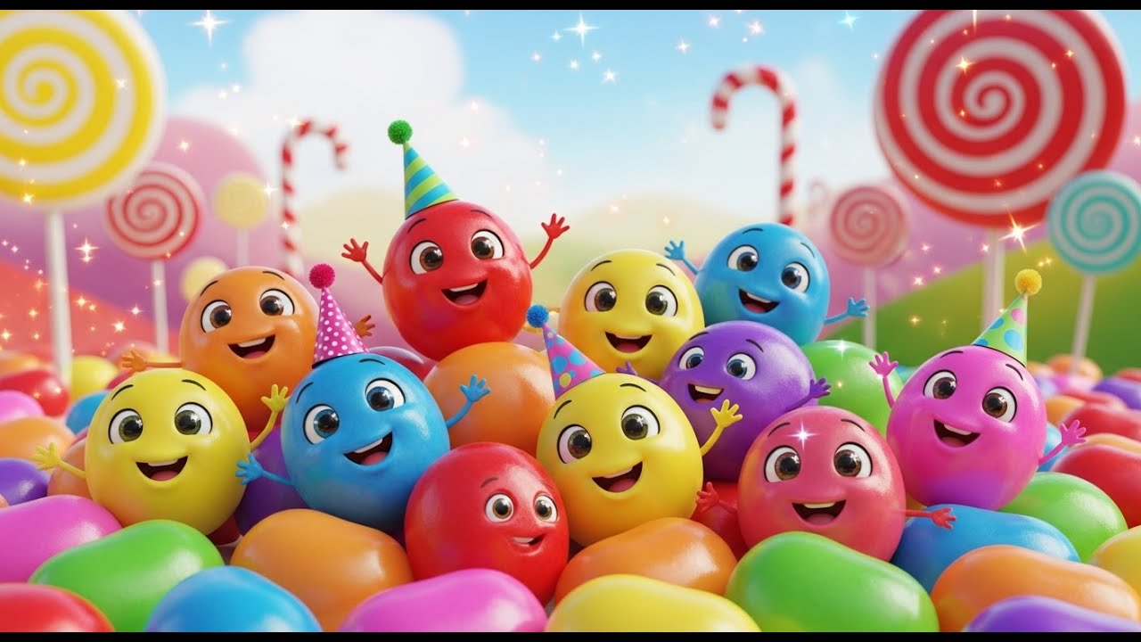 Jelly Beans in Every Color | Kids’ Educational Colors Song - YouTube