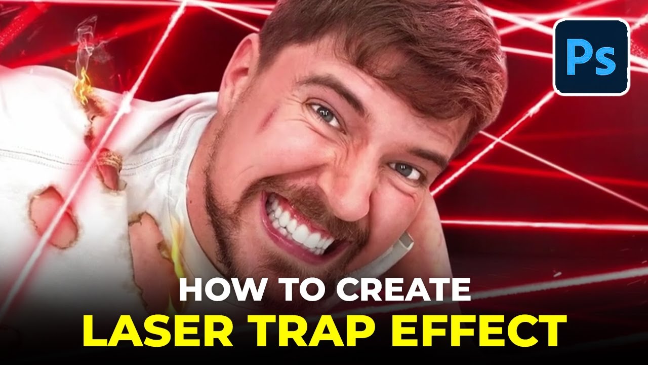 Insane Laser Trap Effect in Photoshop (Easy Tutorial) - YouTube