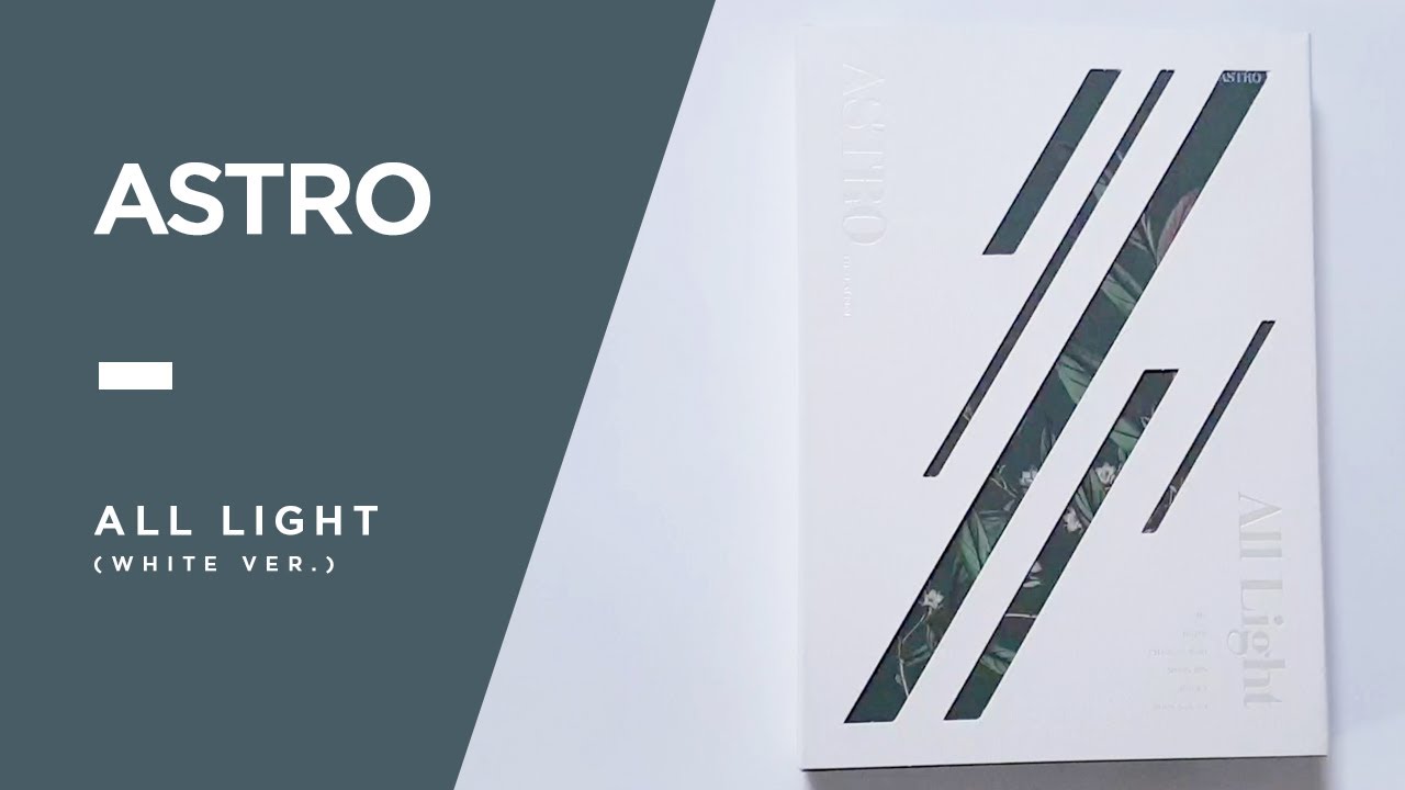 [FLIP THROUGH / UNBOXING] Astro - All Light (White Ver.) Album - YouTube