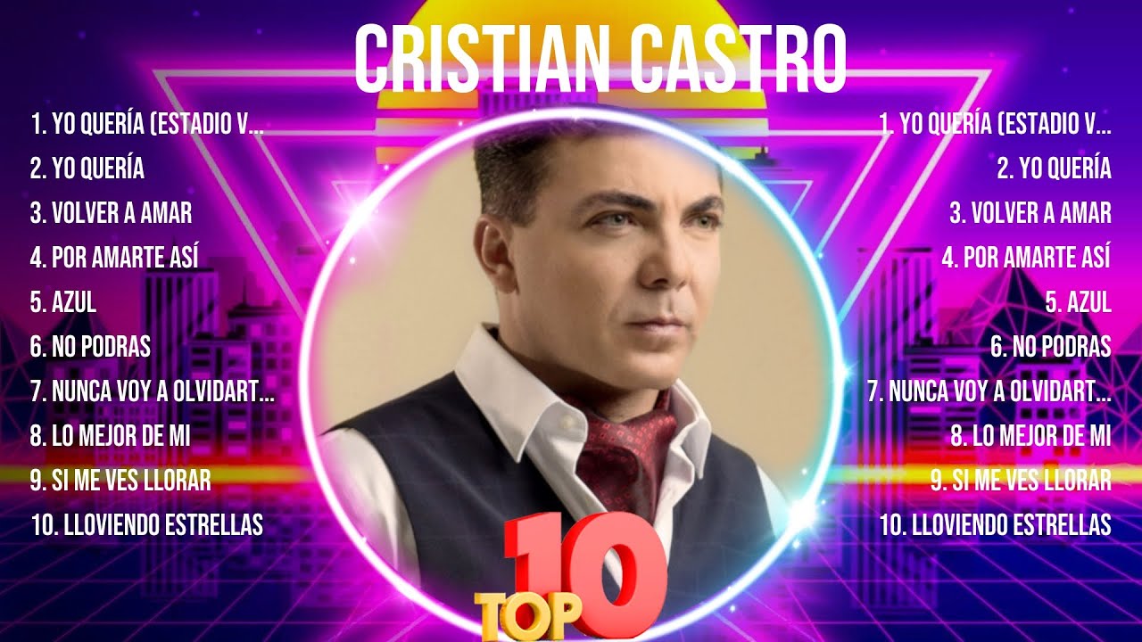 Cristian Castro ~ Greatest Hits Full Album ~ Best Old Songs All Of Time ...