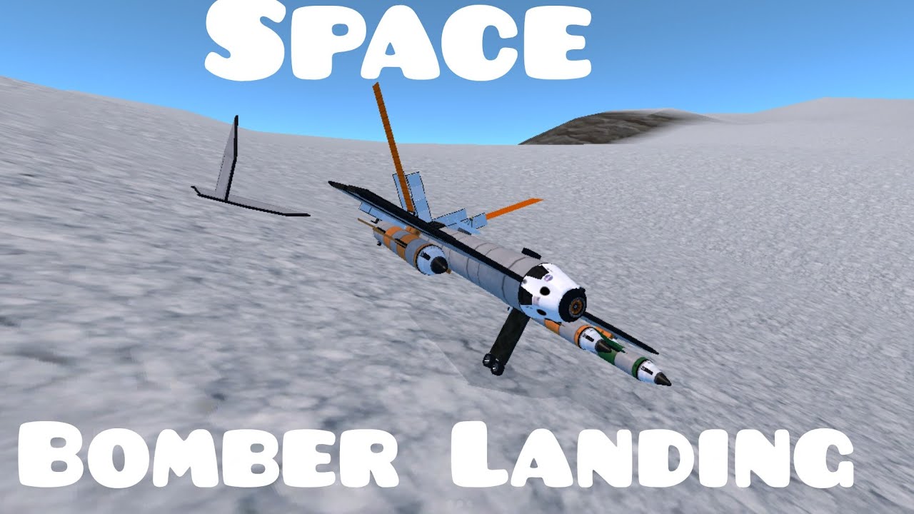 Ellipse Rocket Simulator # Space Bomber Landing - YouTube