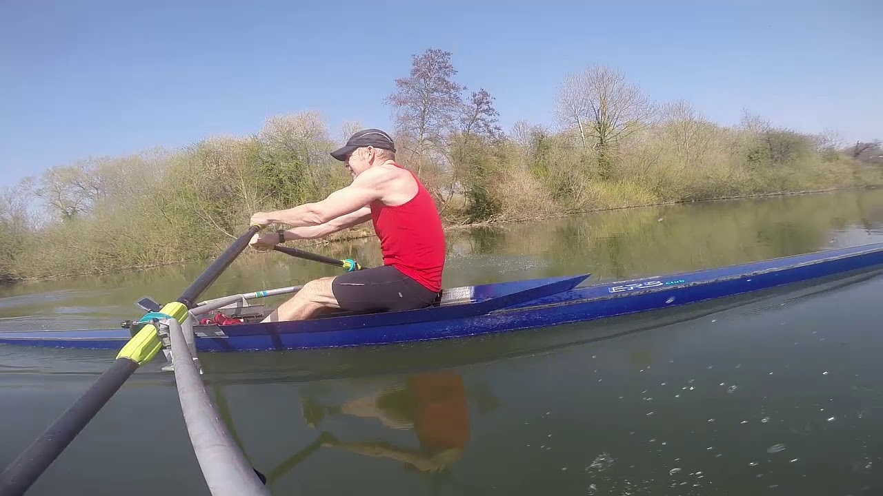 SIngle Scull side-view of 2by2k. - YouTube