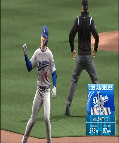 MLB The Show 25 I LAD: Will Smith 'Go Ahead' 2-Run Home Run to Left ...