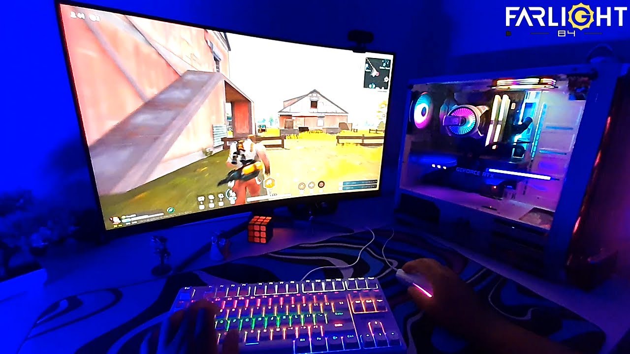 FARLIGHT NA VISÃO DE UM PC (POV) Handcam 🤩 - YouTube
