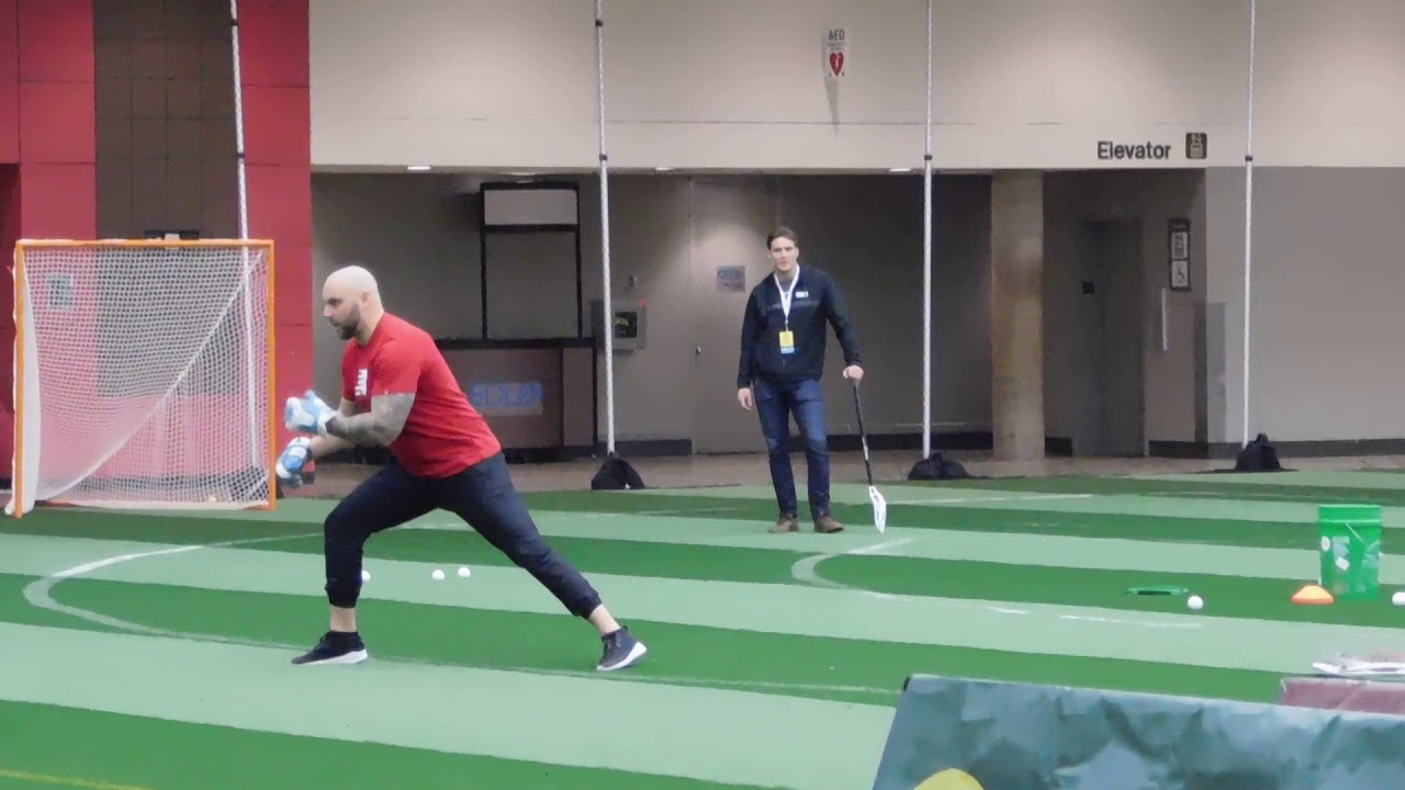 Scotty Rodgers Goalie Training at #LaxCon - YouTube