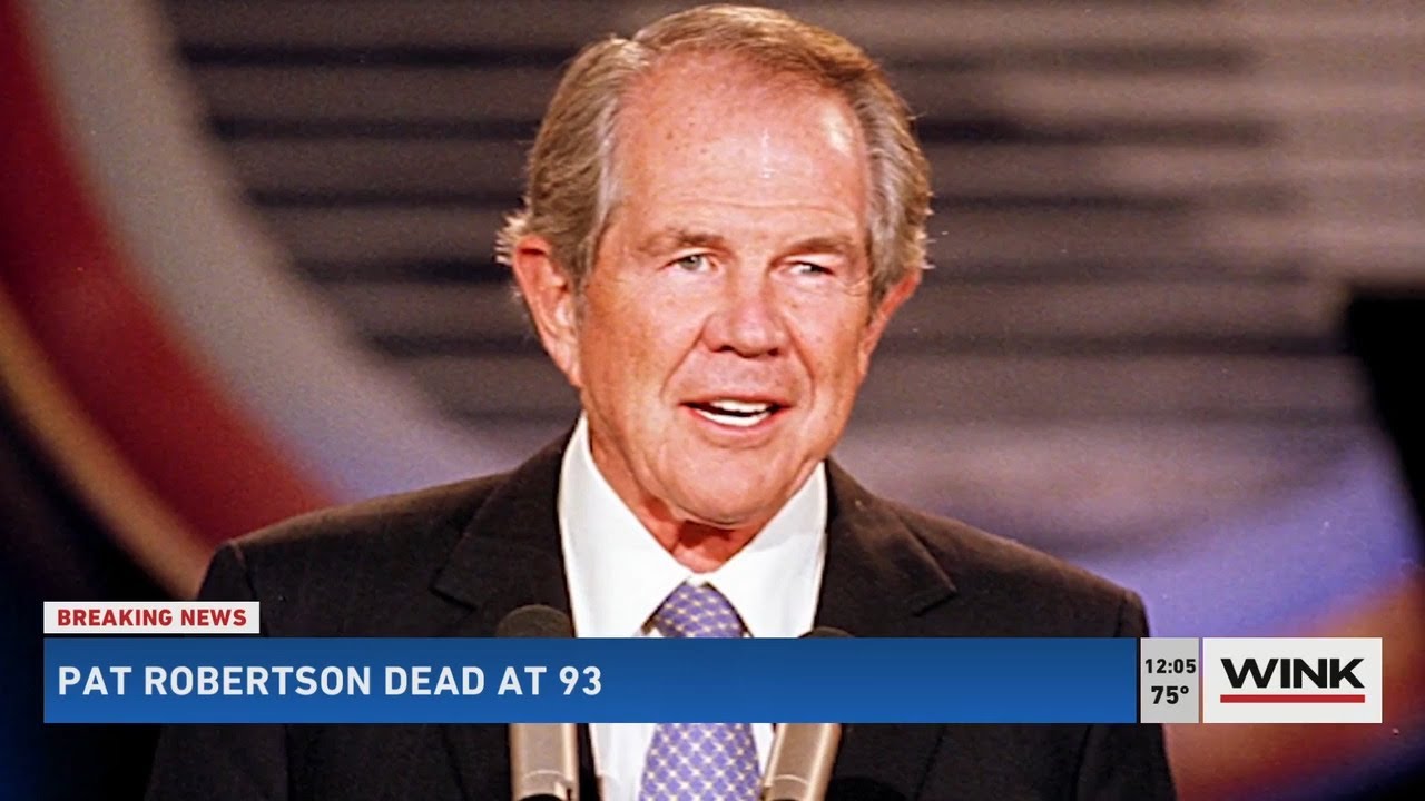 Religious broadcaster Pat Robertson dies at 93 - YouTube