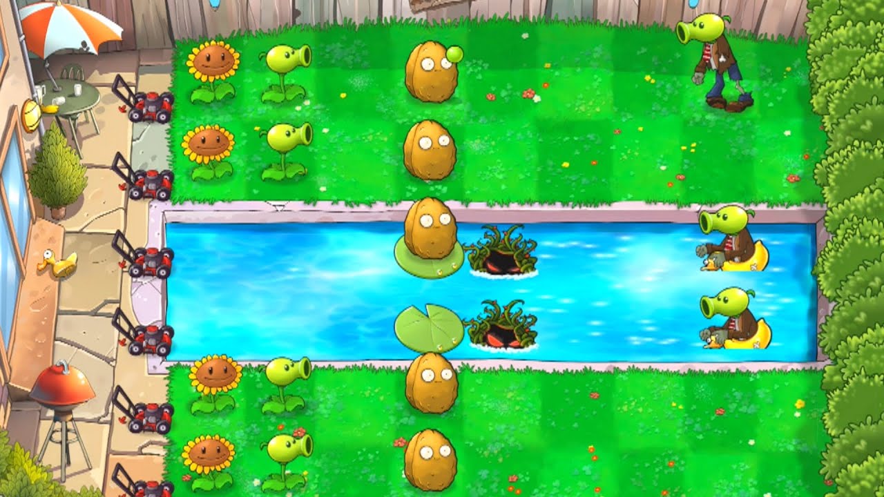 Plants vs Zombies Replanted - ZomBotany 2 Mini-Game Walkthrough - YouTube