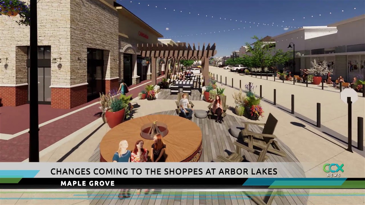 Shoppes at Arbor Lakes will change Streetscape - YouTube