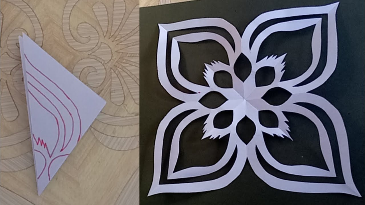 New Amazing Snowflakes Paper Flower Making ll How To Make Snowflakes ...