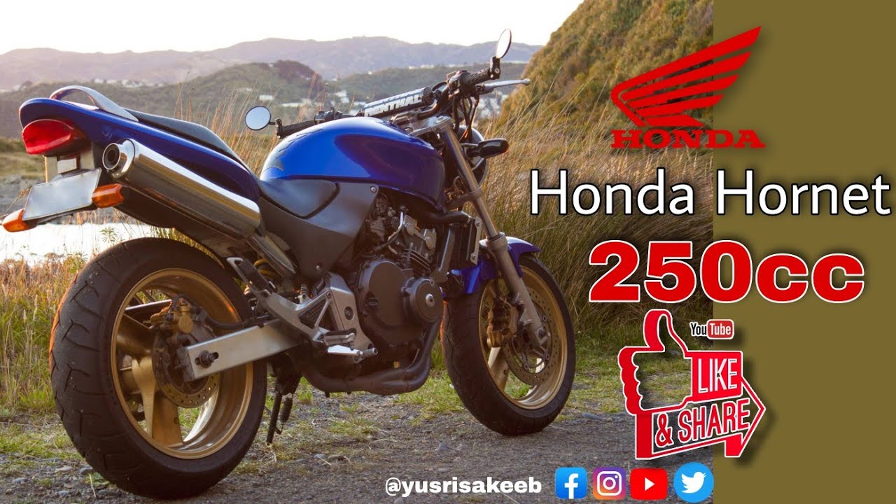 Honda Hornet 250cc-racing bike - YouTube