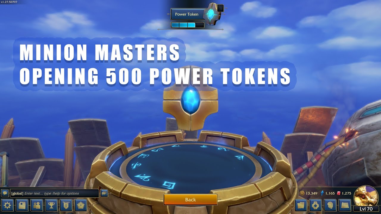 Minion Masters opening 500 power tokens! And a bonus legendary cards ...