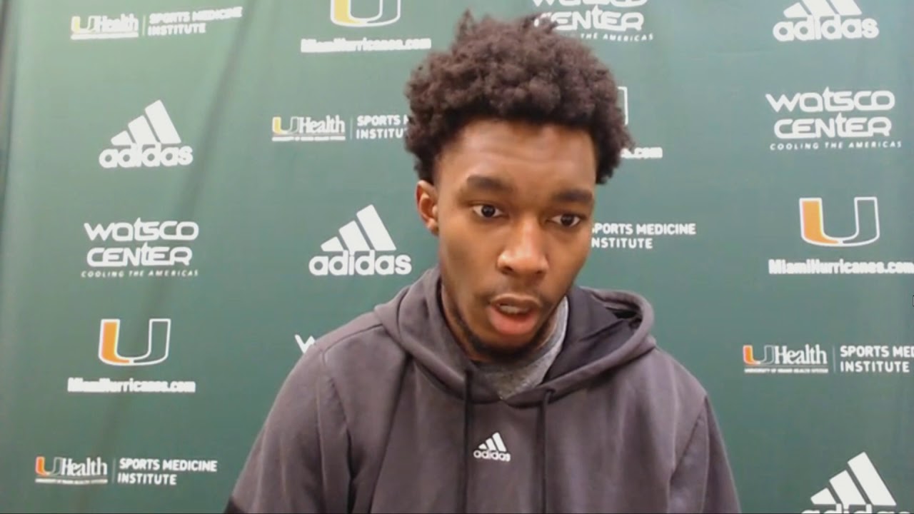 Jae'Lyn Withers Miami Post-Game 1-16-2021 - YouTube