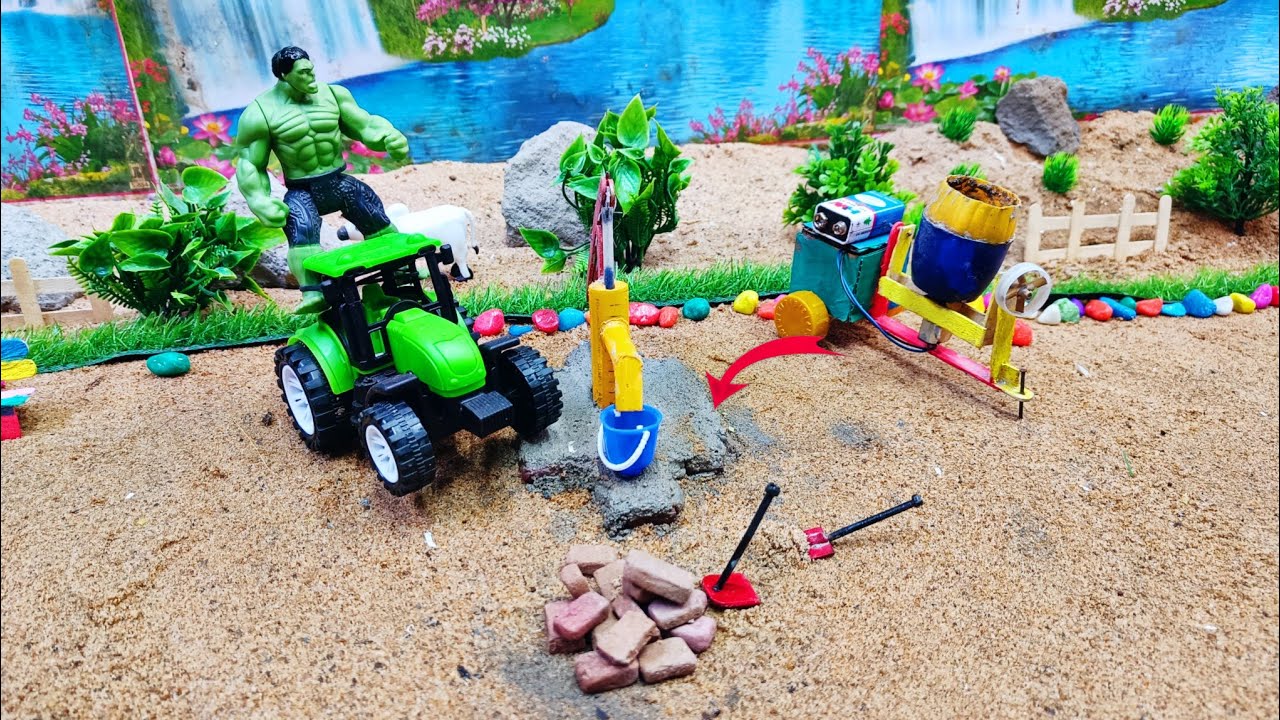 Diy tractor making hand pump construction science project @Mr.Ad.2 ...