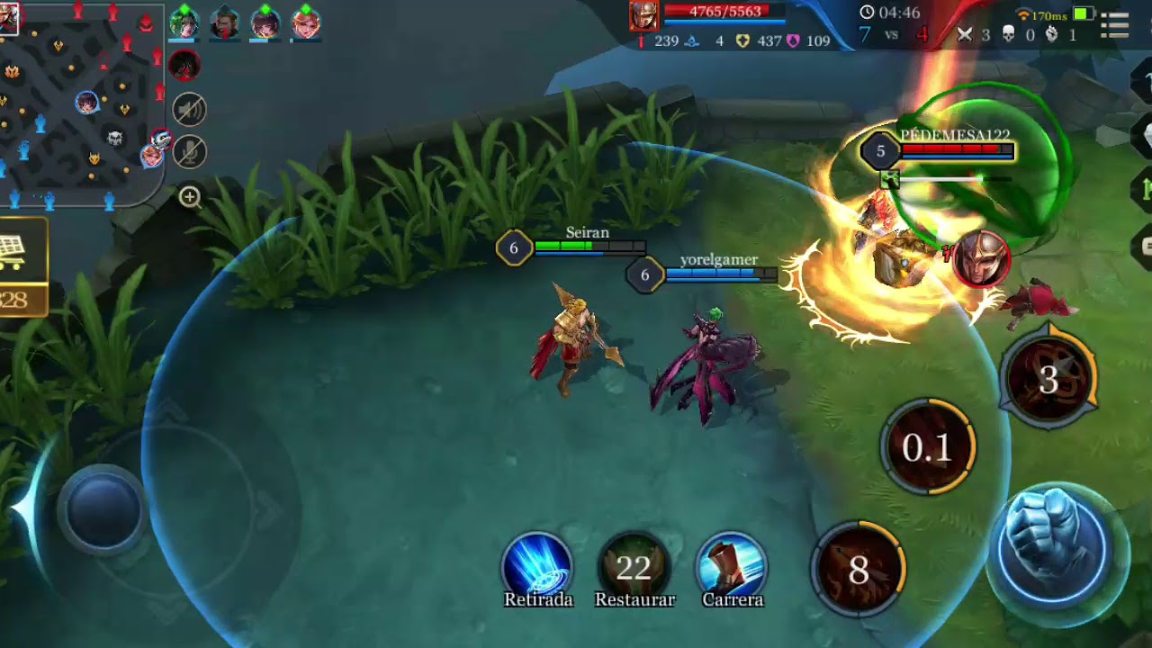 Arena of Valor. Yorn full towers - YouTube