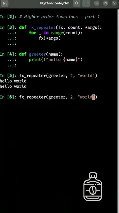 Higher Order Functions Python Passing Functions As Parameters To Other Functions Youtube