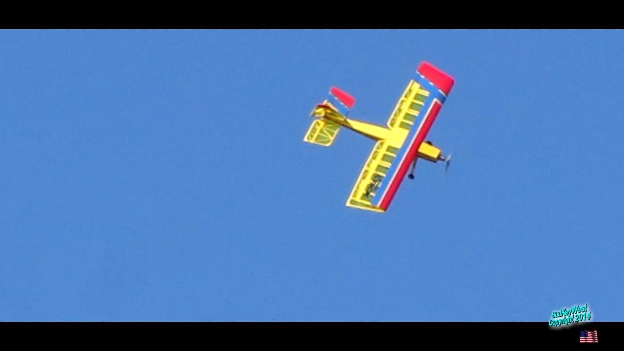 RC Big Electric Ultra Stick 120 Flight #2 - YouTube