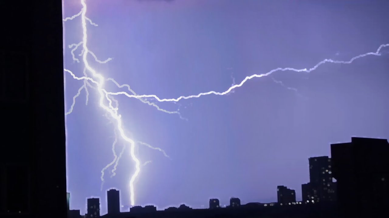 Nighttime lightning compilation 2 - YouTube