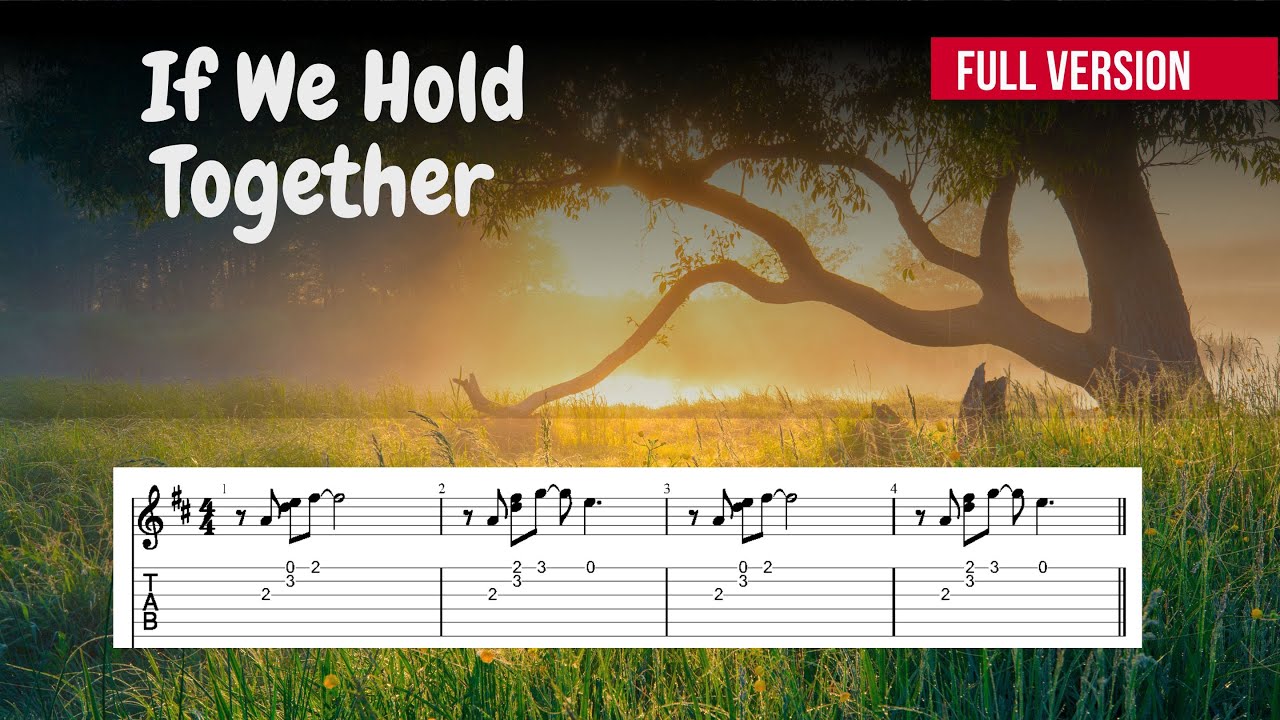 If We Hold On Together - Diana Ross - Super Easy Fingerstyle Guitar ...