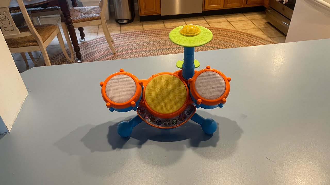 Vtech Kidibeats Drum Set - YouTube