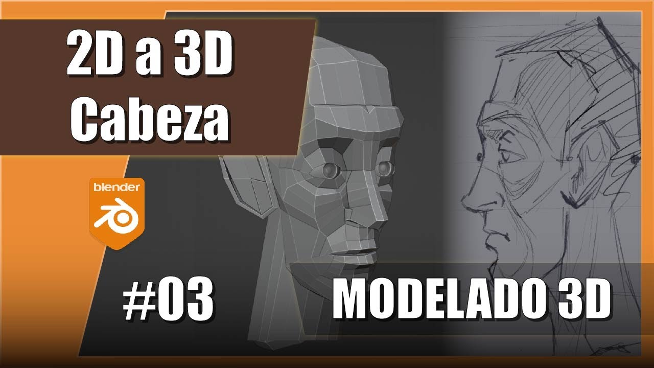 2D a 3D #03 Modelado poligonal en Blender 3ª Parte - YouTube