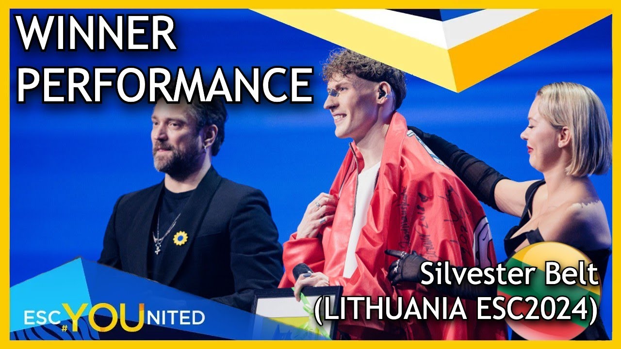 Winner Announcement & Performance Silvester Belt - Luktelk (Lithuania ESC2024) | Live from the ...