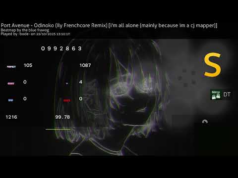 osu!mania Odinoko dt fc (top diff) 630pp