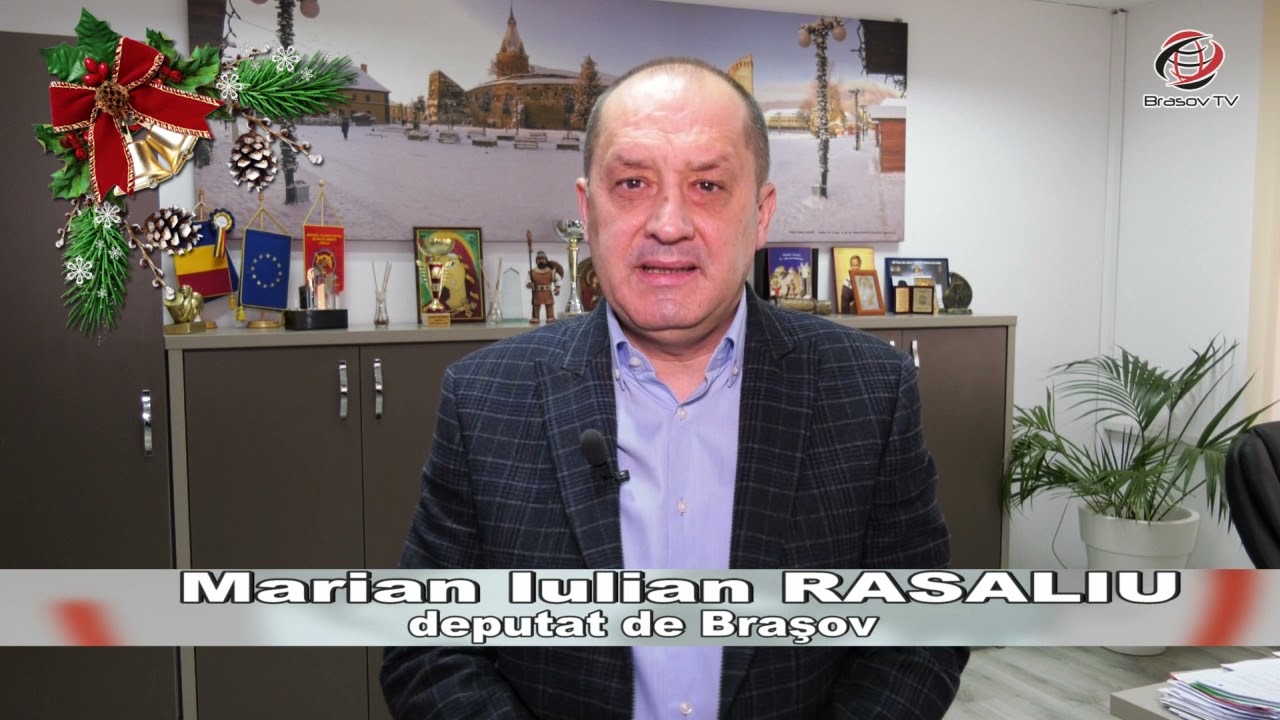 Marian Iulian RASALIU, deputat de Braşov: "Sărbători Fericite!" - YouTube