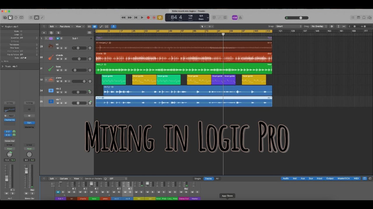 Mixing in Logic Pro - YouTube
