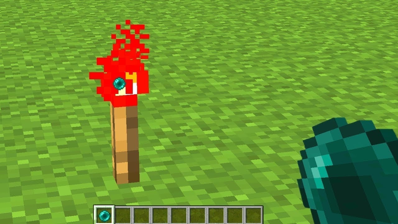 Whats inside redstone Torch?? - YouTube