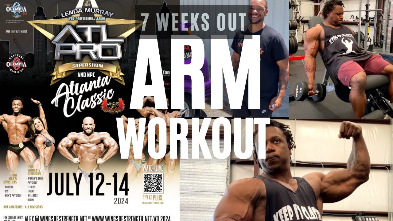 Classic Physique IFBB Pro 7 Weeks Out Raw Arm day ft GetFreakyEats ...