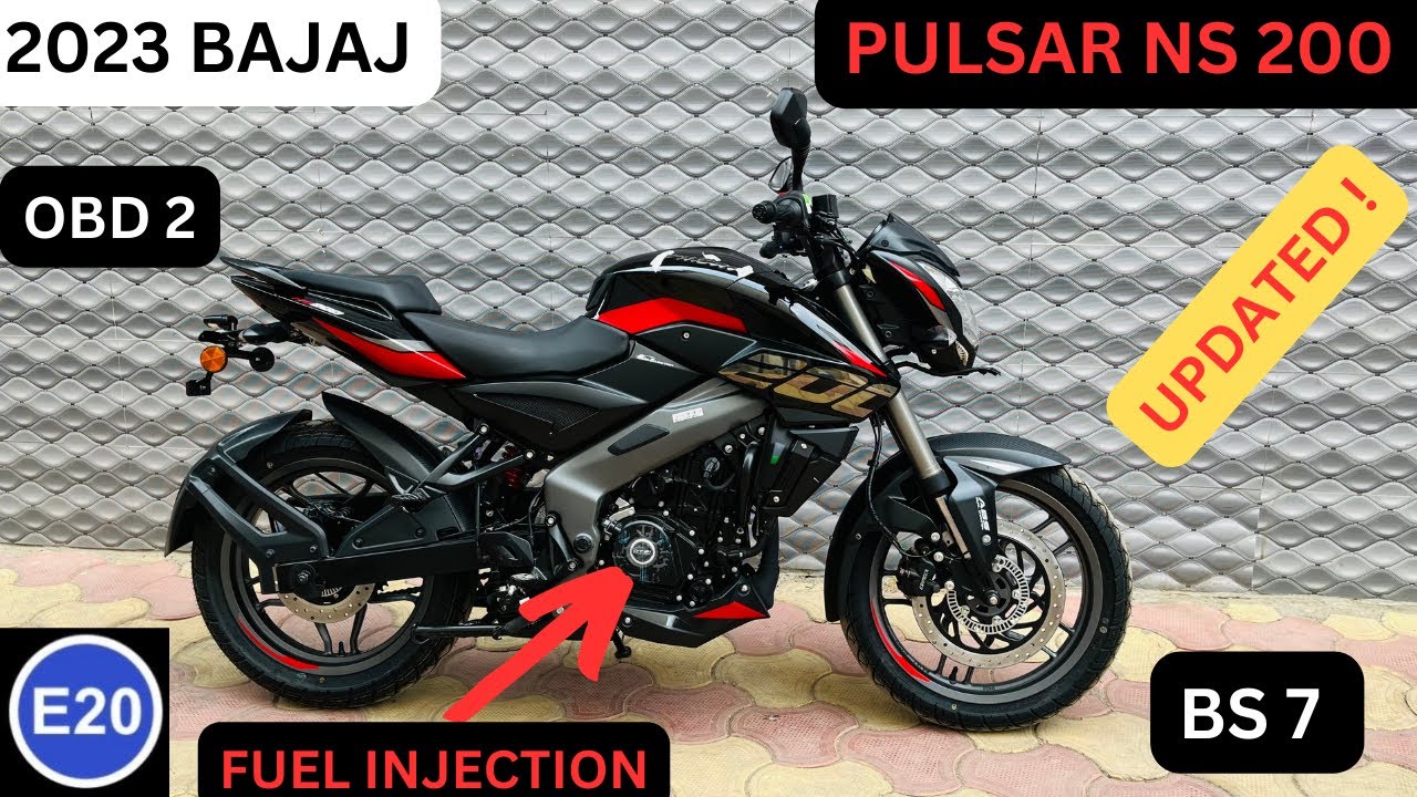 New 2023 Bajaj Pulsar NS 200 Bs 6 Ph 2 E20 OBD-2 | New Bajaj Pulsar ...