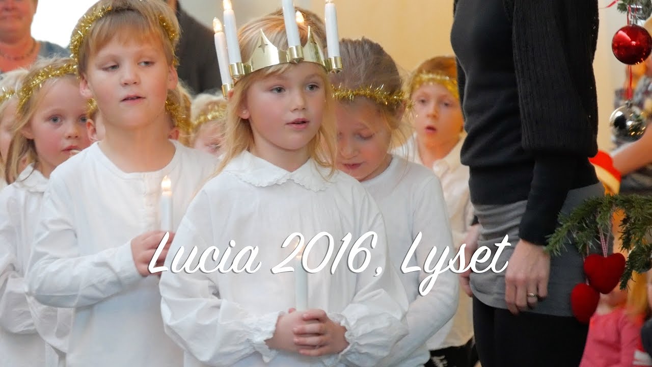 Lucia optog 2016 i Lyset - YouTube