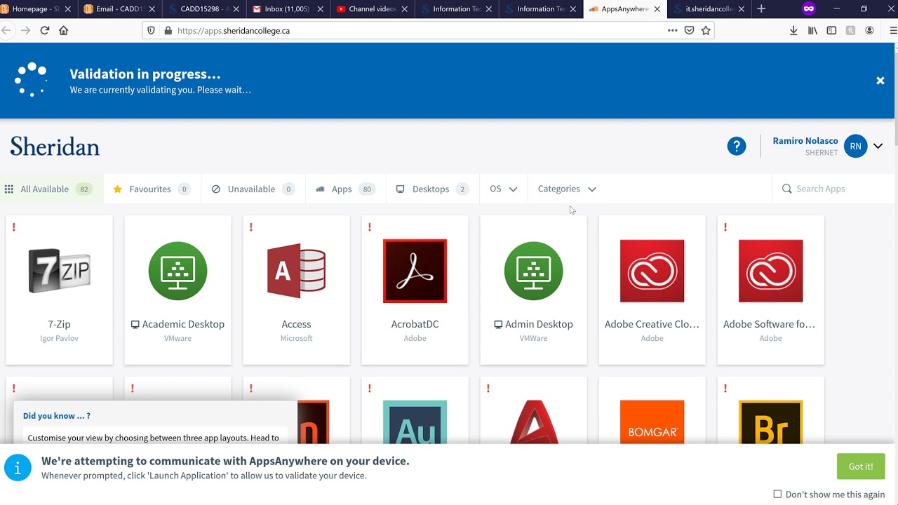 2 Photoshop Installing the application AppsAnywhere - YouTube