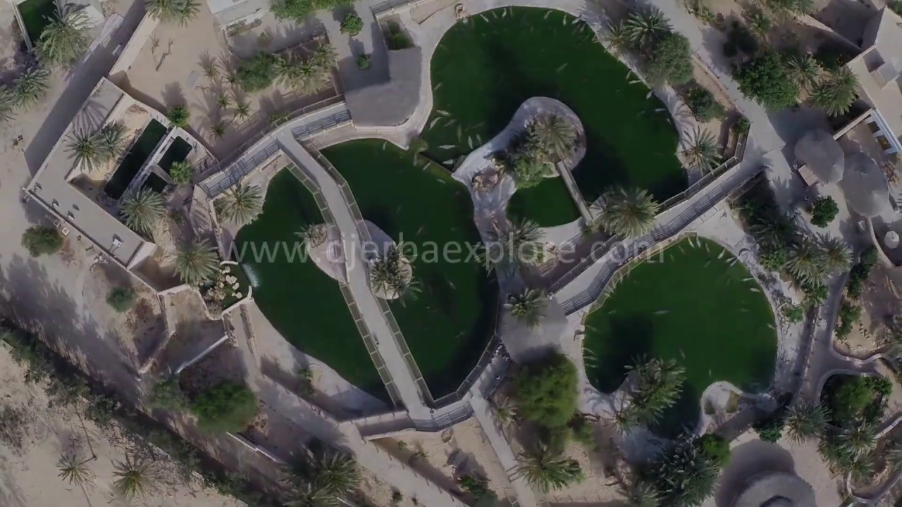 Djerba Explore le parc aux crocodiles (vu du ciel) - YouTube