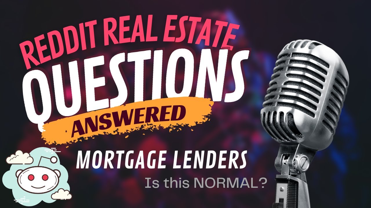 Reddit Real Estate Question Answered : Mortgage Tips You Can't Afford ...