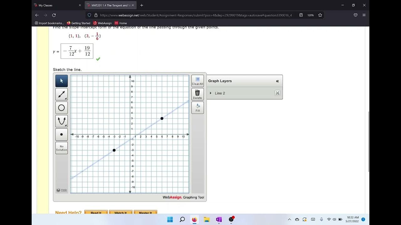How to Graph using WebAssign - YouTube