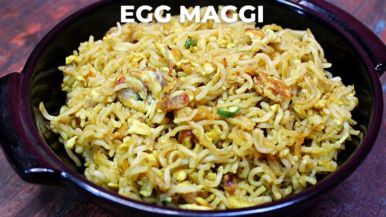 Egg Maggi Recipe | Masala Maggi | Egg Masala Maggi Recipe | Maggi ...