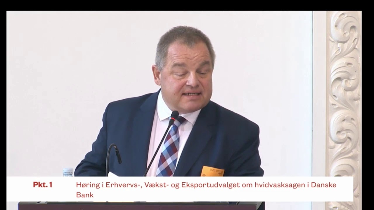 Lars Krull at Anti Laundry Hearing 19. november 2018 - YouTube